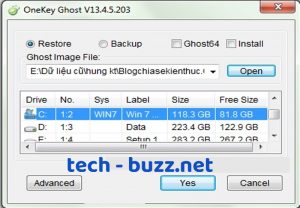 Tải OneKey Ghost Win 10 64bit Mới Nhất - Cách Tạo File Ghost Chi Tiết