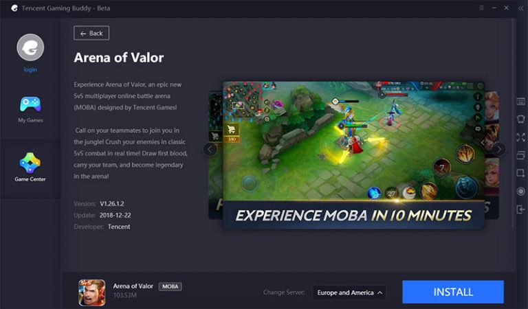 Tải Tencent Gaming Buddy MOD - Gameloop - Android Simulator