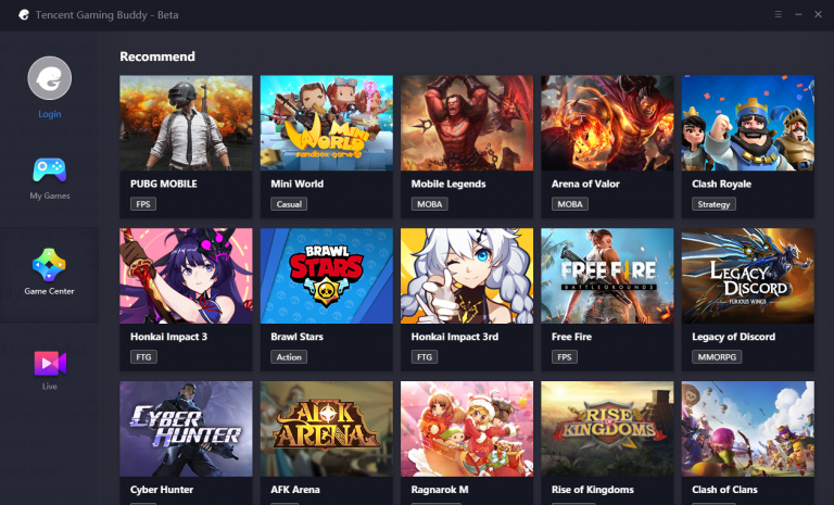 Tải Tencent Gaming Buddy MOD - Gameloop - Android Simulator